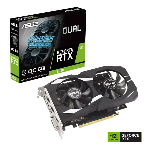 ASUS Dual GeForce RTX 3050 6GB OC GDDR6 | Product | Nanotek Computer ...